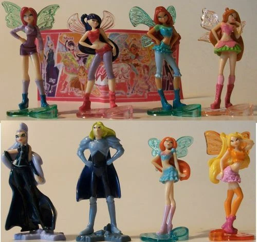 SERIE COMPLETA WINX Club (Tr137 - Tr144) + 8 Bpz Kinder Sorpresa ...