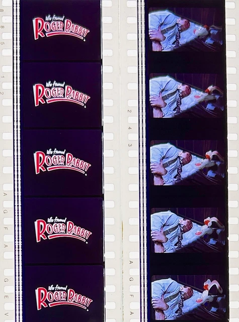 WHO FRAMED ROGER Rabbit? - 1988 - Rare Vintage Unmounted 35mm Film ...