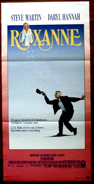 ROXANNE ORIGINAL 1987 Australian Daybill Movie Poster Steve Martin ...