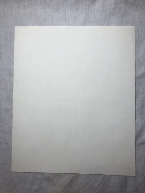 BLANK NAVAL NAVY Letterhead Watermark Stationery Unused Letter Paper ...