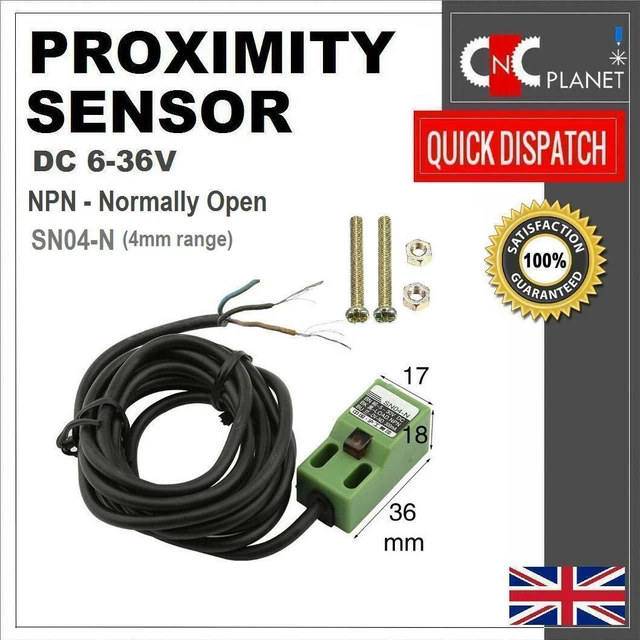 SN04-N INDUCTIVE PROXIMITY Sensor Metal Detection Switch NPN NO 3 Wire DC 6-36V £4.85 - PicClick UK