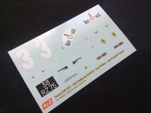 1965 RALLYE DE L'agaci #3 Ferrari 250 Gto Guy Rivillon/J.-C. Prevost 1: ...