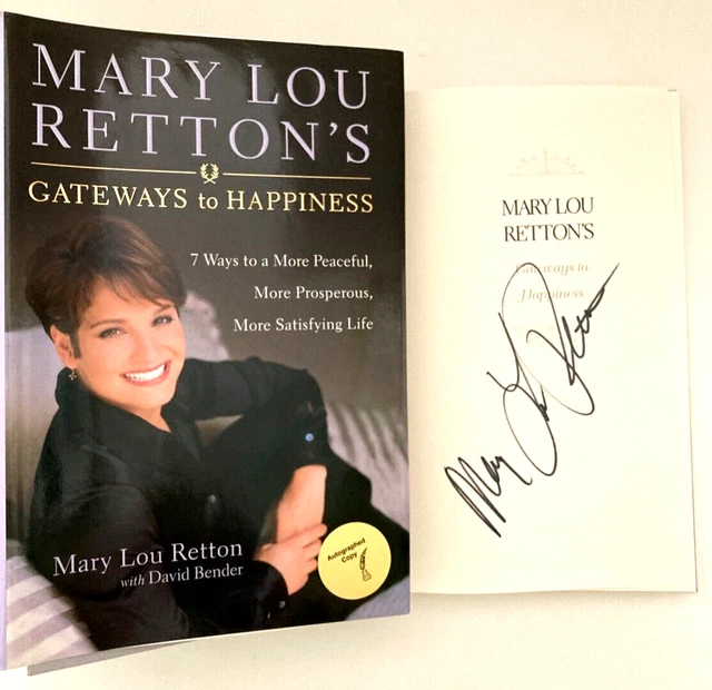SIGNED BY OLYMPIC GOLD MEDALIST Mary Lou Retton 1st Edition Book NOT ...
