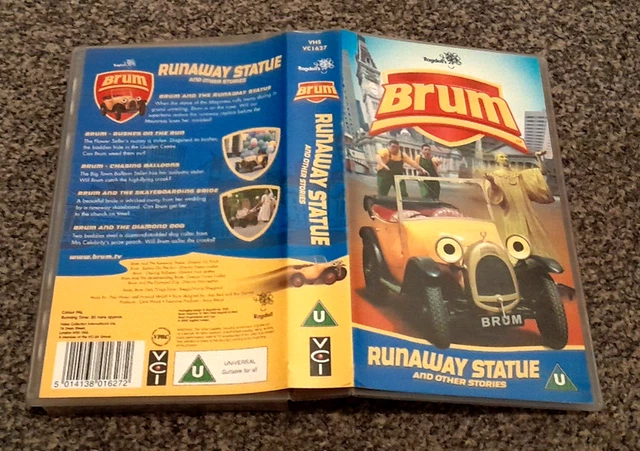 BRUM RUNAWAY STATUE & Other Stories Chasing Balloons Pal Vhs Video Kids ...