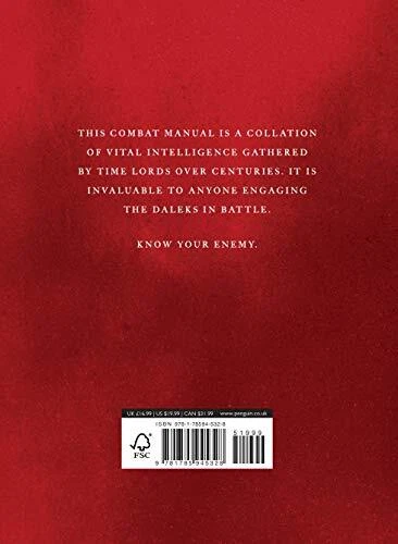 DOCTOR WHO DALEK Combat Training Manual Mark III Travel Machine EUR 23 ...