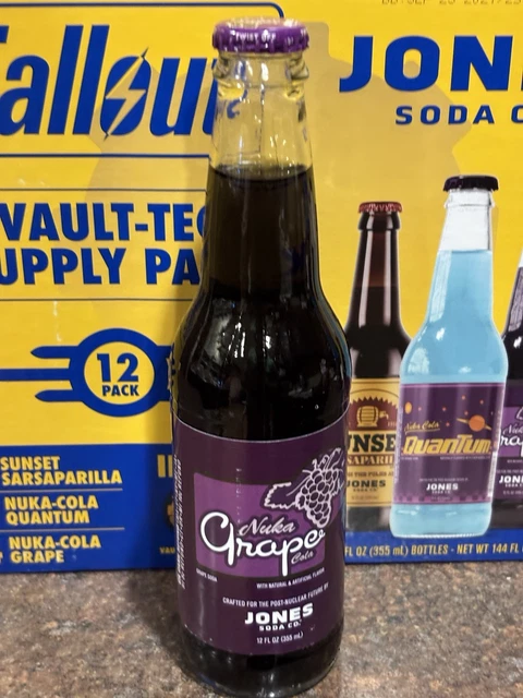 FALLOUT NUKA COLA Nuka Grape Jones Soda Official Flavored Drink (Sealed ...
