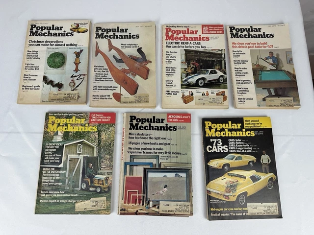 LOT OF 7 Popular Mechanics Magazines Vintage 1970’s £18.93 - PicClick UK