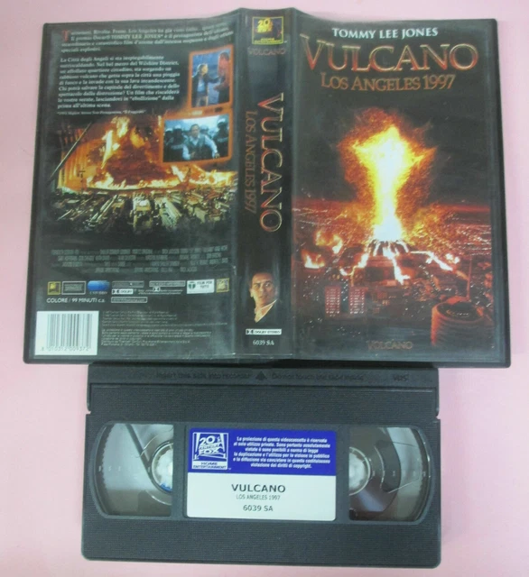 VHS FILM VULCANO LOS ANGELES 1998 Tommy Lee Jones FOX 6039 SA(F158*)no ...