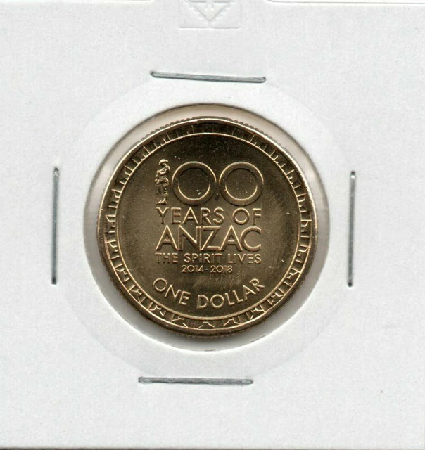 AUSTRALIAN: 2017 $1 100 Years Of Anzac Unc Coin In 2X2 Holder EUR 4,90 ...
