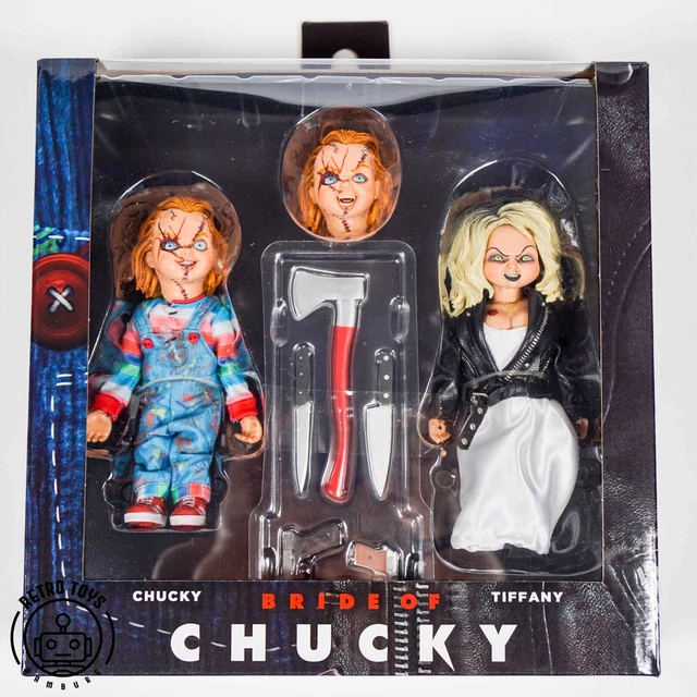 NECA CHUCKY TIFFANY 2 PACK Bride Of Good Guys Childsplay Clothed Figure ...