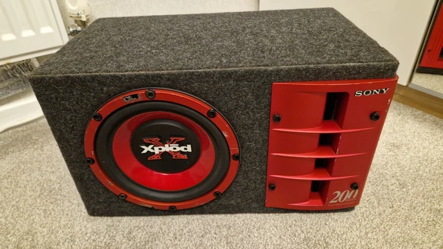 SONY XPLOD XS-AW200X Active Powered Car Subwoofer 200W £75.00 - PicClick UK