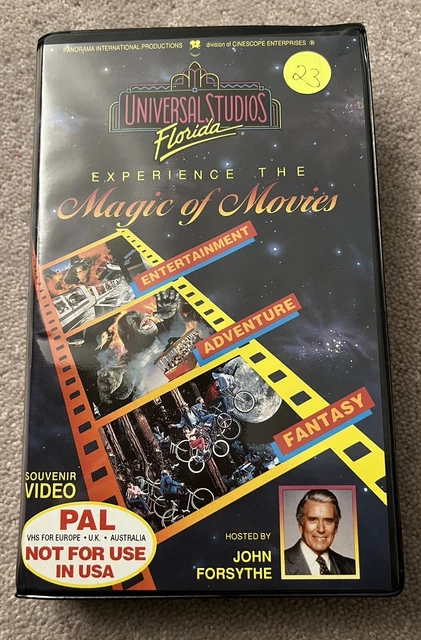 RETRO ORIGINAL UNIVERSAL Studios Florida Experience The Magic of Movies ...