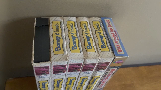 BARNEY & FRIENDS Time Life VHS Tapes, Lot of 5 +1, 1992 Rare NOS EUR 58 ...