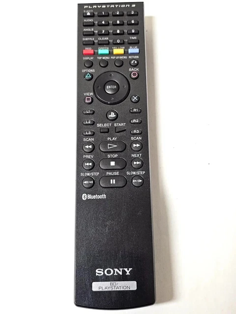 GENUINE OFFICIAL SONY PS3 PlayStation 3 Bluray Remote Control Model ...