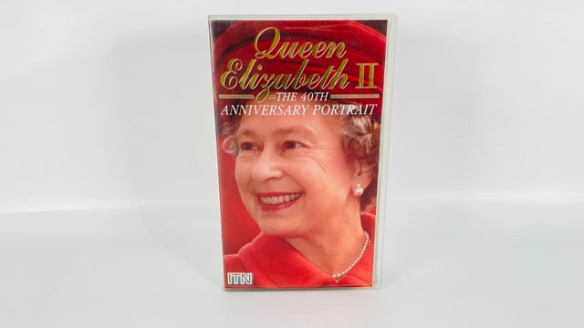QUEEN ELIZABETH II 40th Anniversary Portrait VHS Video Cassette Tape ...