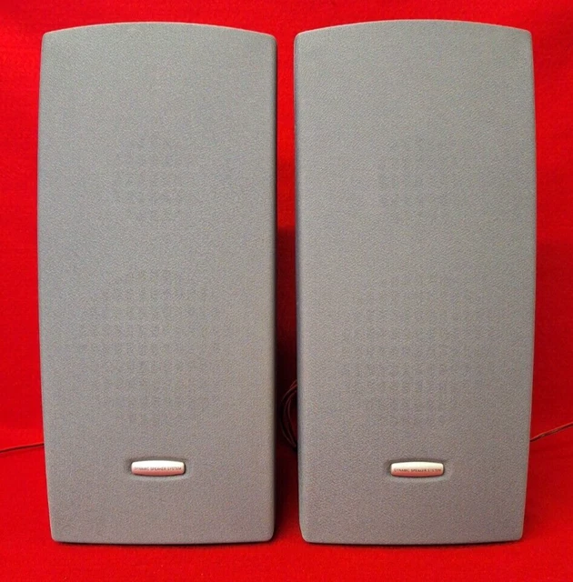 VINTAGE RETRO GOODMANS Pair Grey Profile 1000 Shelf Hi Fi Stereo ...