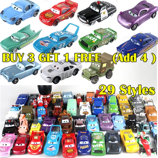 DISNEYS PIXAR CARS 1:55 Diecast Lightning McQueen Racers Lot Choose Toy ...