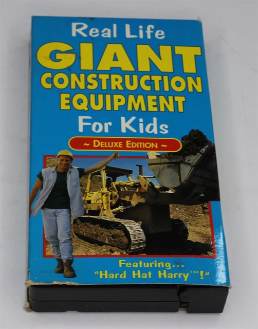 REAL LIFE GIANT Construction Equipment For Kids Deluxe Edition (VHS ...