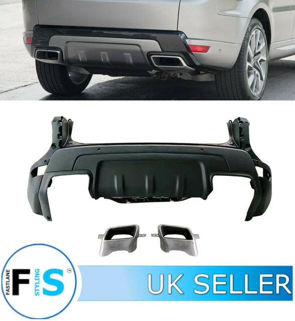 RANGE ROVER SPORT L494 2019 Look Rear Bumper Body Kit + Tailpipes To ...
