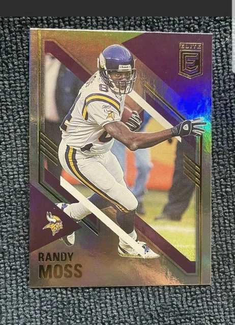 RANDY MOSS 2021 Donruss Elite Minnesota Vikings #47 HOF foil card EUR 1 ...