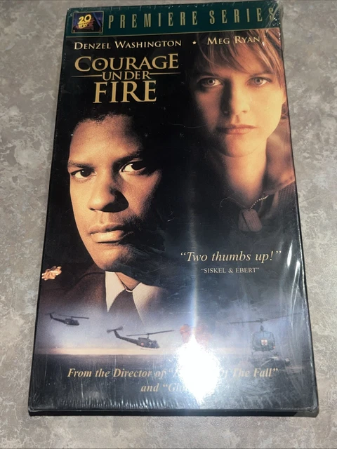 VHS! - COURAGE UNDER FIRE with Denzel Washington & Meg Ryan *NEW SEALED ...