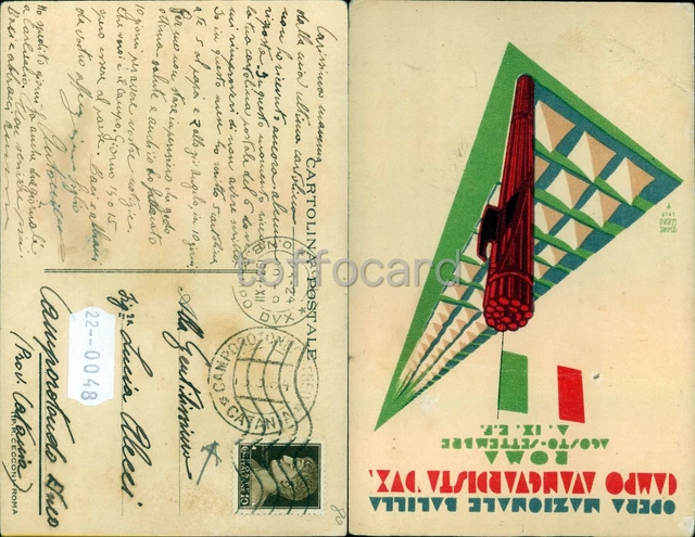 PROPAGANDA WW2-ONB-AUTHOR GOBO Futurism-Field Avant-Garde Dux Rome-B22 ...