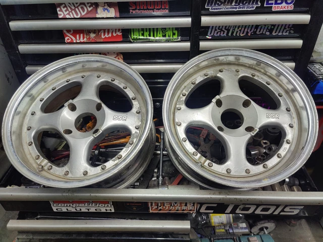 ORIGINAL 15X6.5 SSR Speed Star Racing Mk2r MK2-r 4x114.3 Räder Mesh ...
