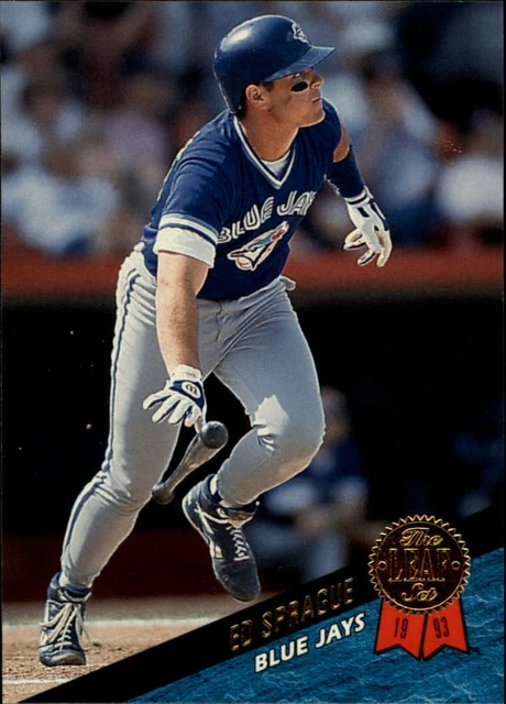 CARTE DE BASEBALL 1993 Leaf Toronto Blue Jays #408 Ed Sprague EUR 1,66 ...