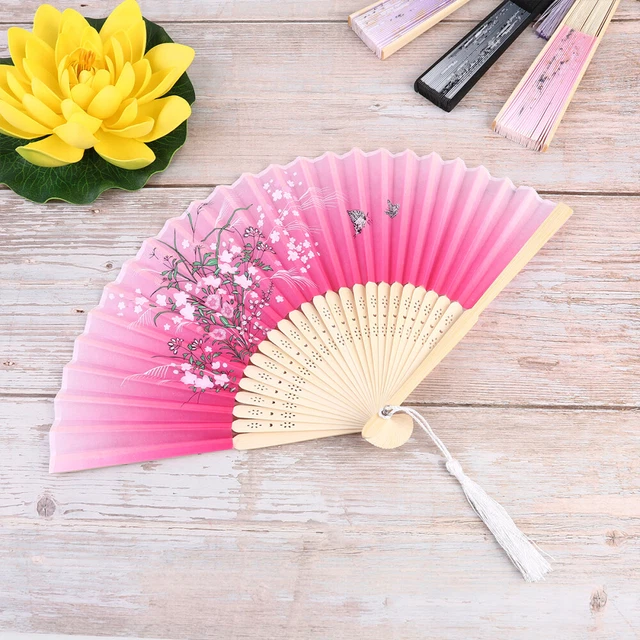 FOLDING FAN CRAFT Japanese Hand Held Fans Traditional Paper Fan ...