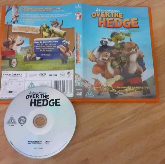 DREAMWORKS OVER THE Hedge Dvd Animated Family Comedy Action Adventure ...