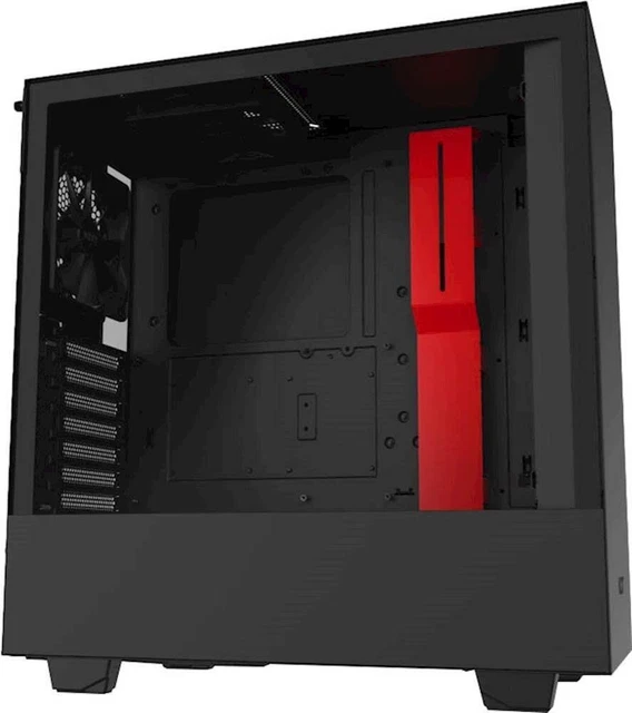 NZXT H510 COMPACT Mid-Tower Case - Black/Red EUR 28,57 - PicClick DE