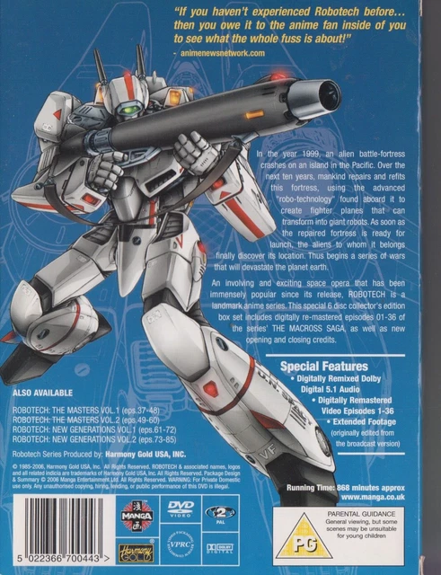 ROBOTECH THE MACROSS Saga /1, 2 & 3 Box Set EUR 11,71 - PicClick IT