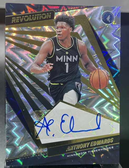 2021-22 PANINI REVOLUTION basketball Anthony Edwards argent explosion ...
