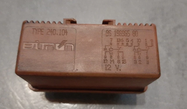 RELAIS POMPE CARBURANT Bitron Peugeot Citroen 9619696580 EUR 12,00 - PicClick FR