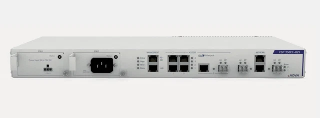 ADVA FSP150CCF-825 ETHERJACK Optical Networking Carrier Ethernet Switch ...