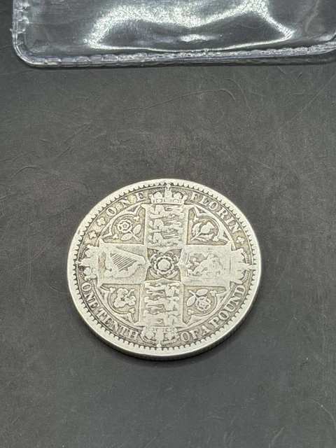VICTORIA, GODLESS FLORIN, Two Shillings, 1849, 0.925 Silver £31.90 ...
