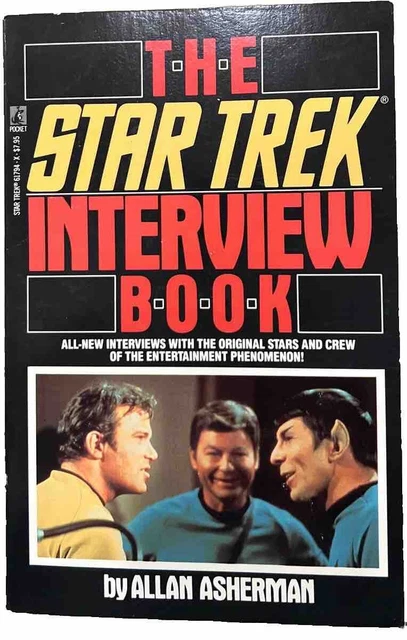LIVRE D'INTERVIEW STAR Trek par Allan Asherman (commerce 1988) première ...