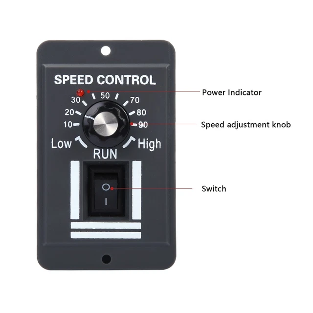 PULSE WIDTH MODULATION Variable Speed Switch DC Motor Speed Controller Part Uk £14.40 - PicClick UK