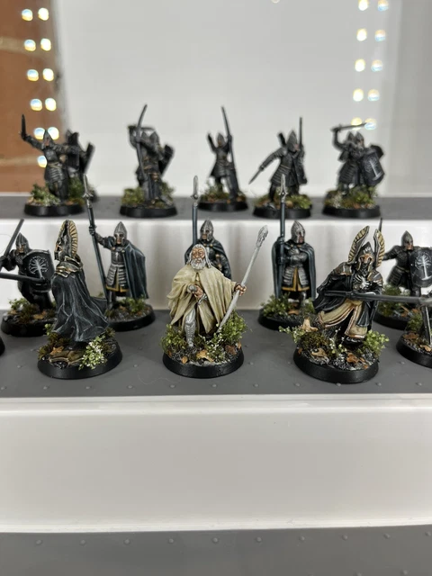 WARHAMMER LOTR MESBG Pro Painted Minas Tirith Army £250.00 - PicClick UK