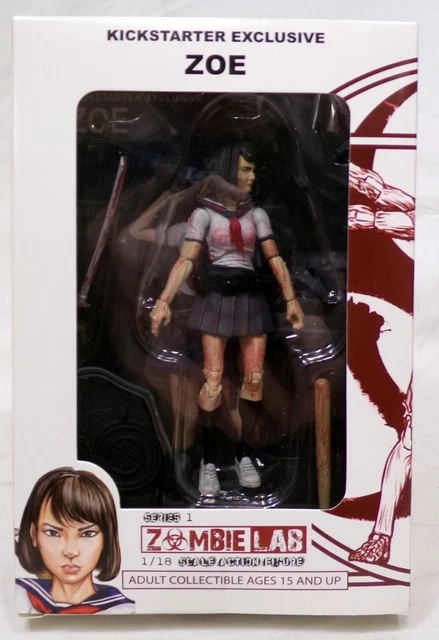 FIGURA NUEVA BOSS Fight Studio Locker Toys Zombie Lab Kickstarter Zoe 3 ...