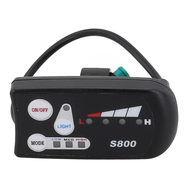 ELECTRIC BICYCLE 36V48V S800 LED Control Panel Display For Ebike Bran ...