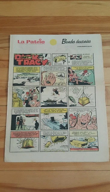 LA PATRIE - french newspaper comic strip supplement - 1968, june 2 $99. ...