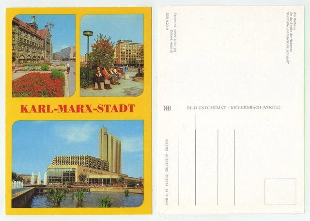 123644 - KARL-MARX-STADT - alte Ansichtskarte EUR 5,00 - PicClick DE