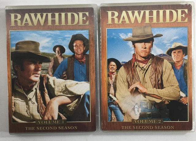 RAWHIDE - VOLUMI seconda stagione 1 e 2 (DVD, 2007) - 2 set DVD - Clint ...