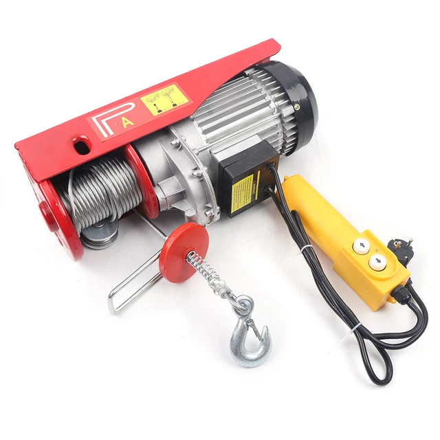 220 V 800 kg verricello elettrico verricello motore sollevamento fune ...