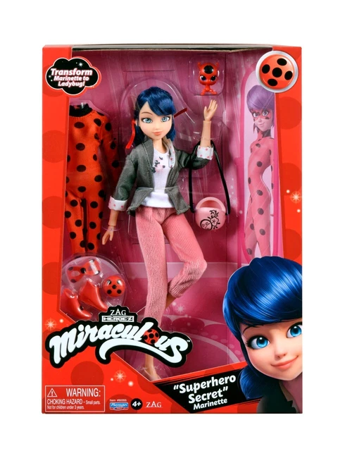 MIRACULOUS LADYBUG SUPERHERO Secret Marinette Fashion Doll $52.99 ...