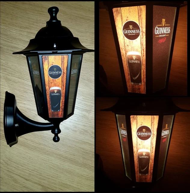 GUINNESS LIGHT GUINNESS replica lantern Wall Lantern pub LED bar light ...