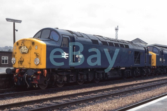 UK RAILWAY PHOTOGRAPH of Class 40 Locomotive 40057. RM40-350 £1.70 ...