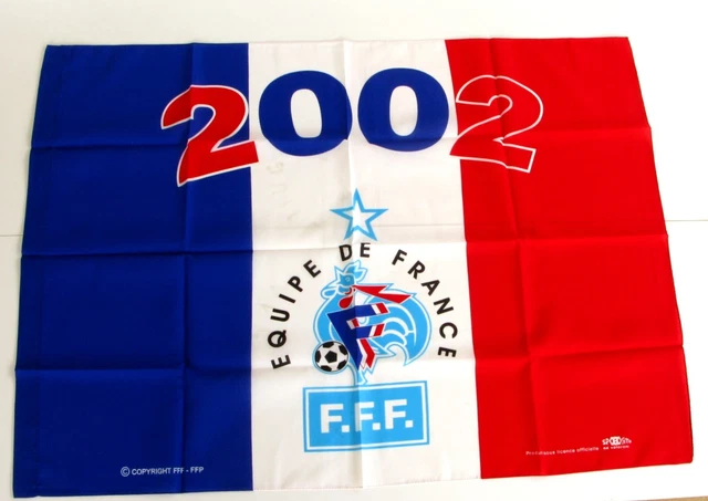 DRAPEAU EQUIPE DE France - 2002 - F.F.F - Football - Allez la France ...