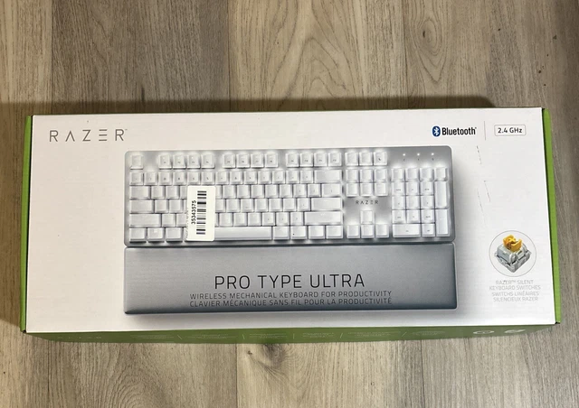 RAZER PRO TYPE Ultra Wireless Mechanical Gaming Keyboard - White $65.00 ...